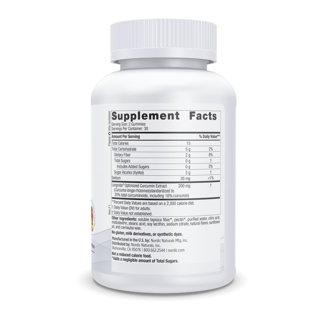 optimized curcumin extract in gummies