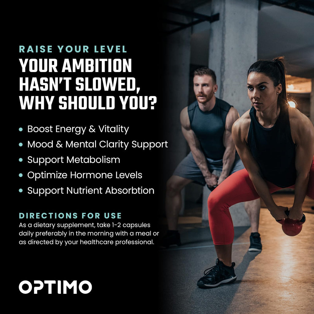 Optimo multivitamin for active lifestyles