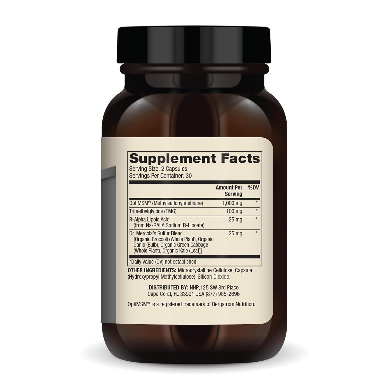 OptiMSM sulfur complex for joint support