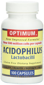 Optimum Acidophilus capsules for gut health