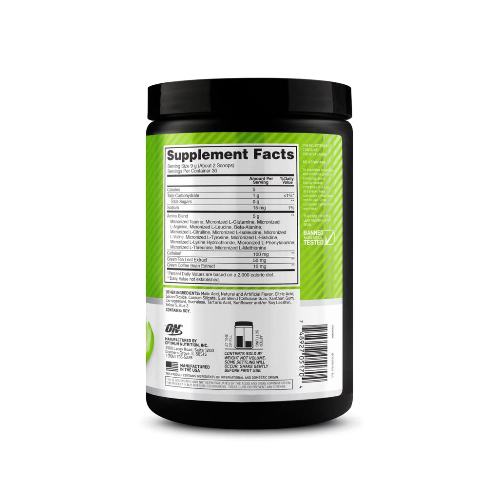 optimum amino acids for recovery