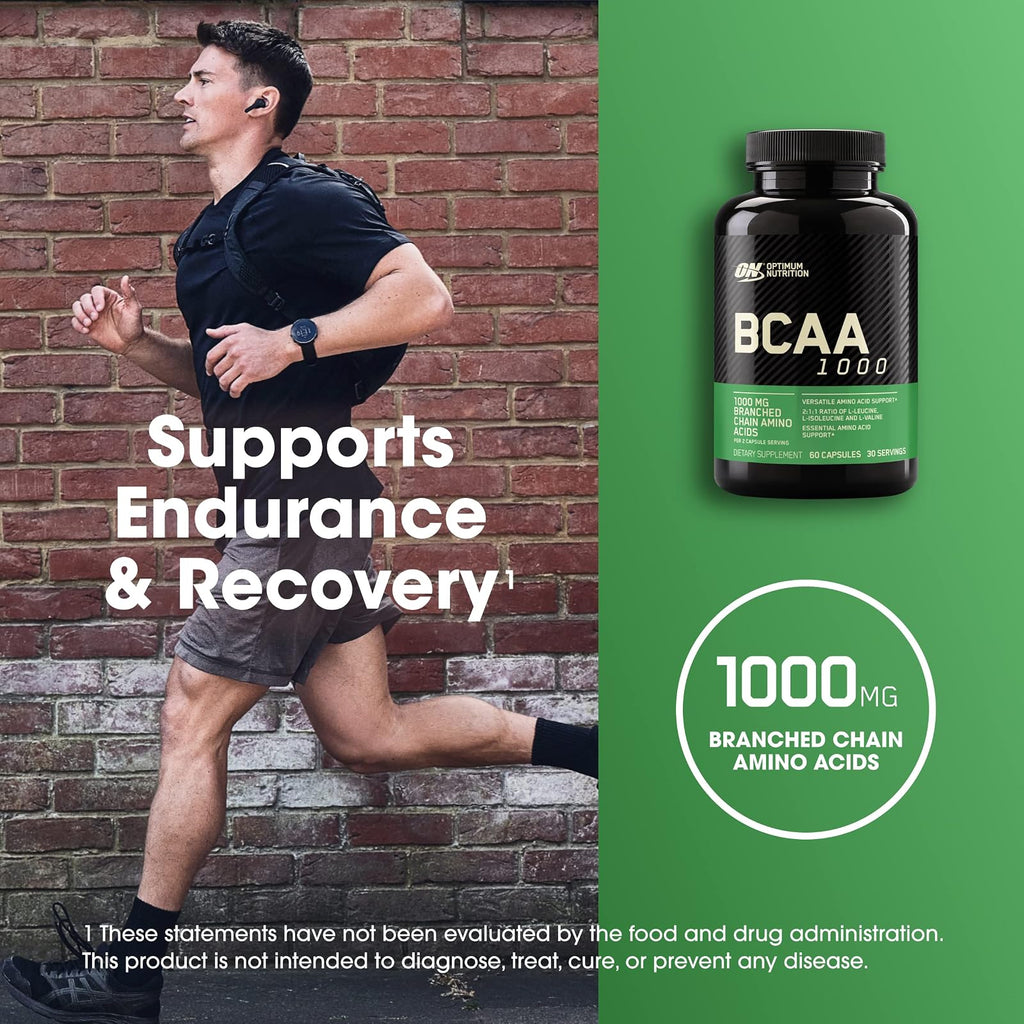 Optimum Nutrition BCAA capsules for endurance