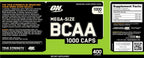 Optimum Nutrition BCAA capsules for energy
