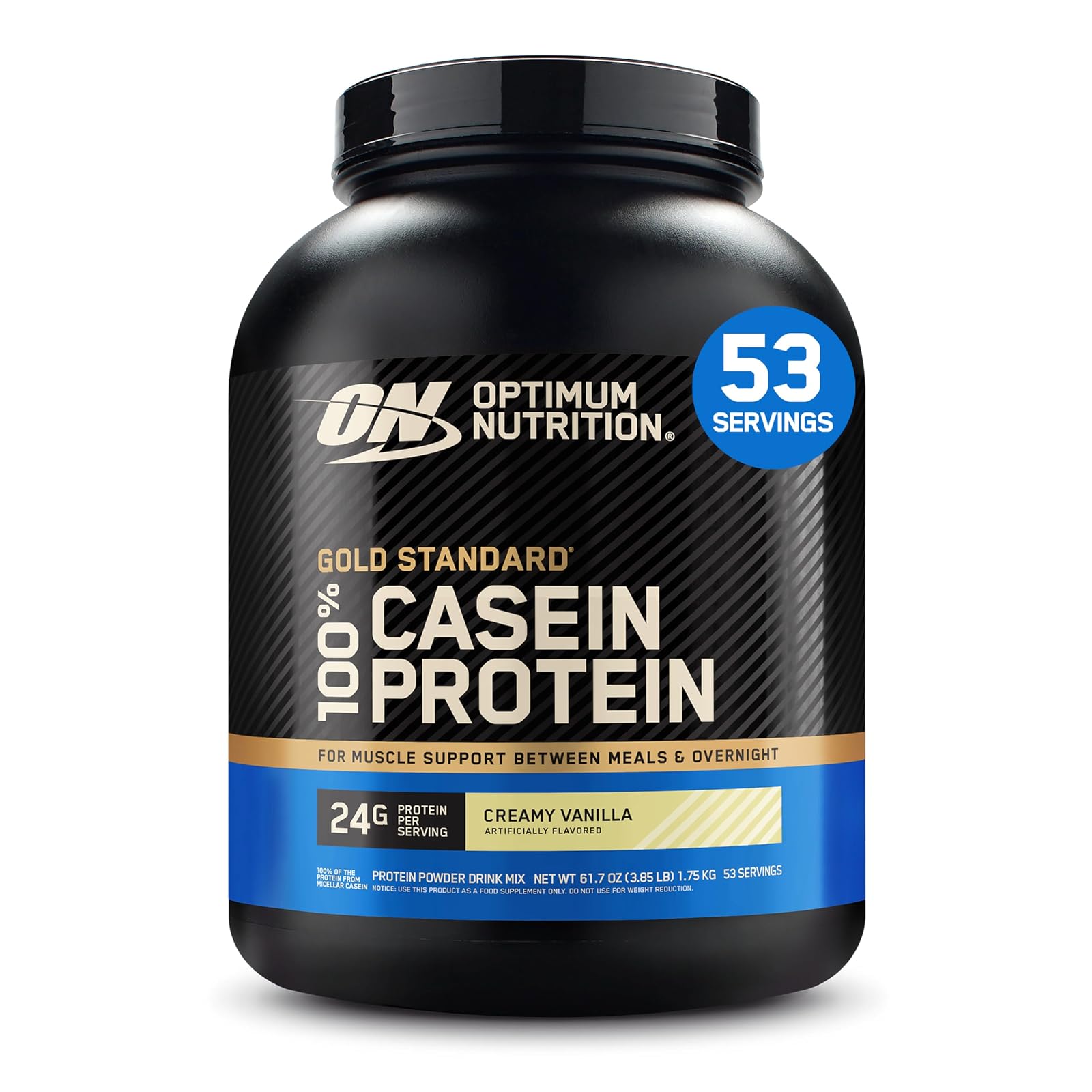 Optimum Nutrition casein protein powder