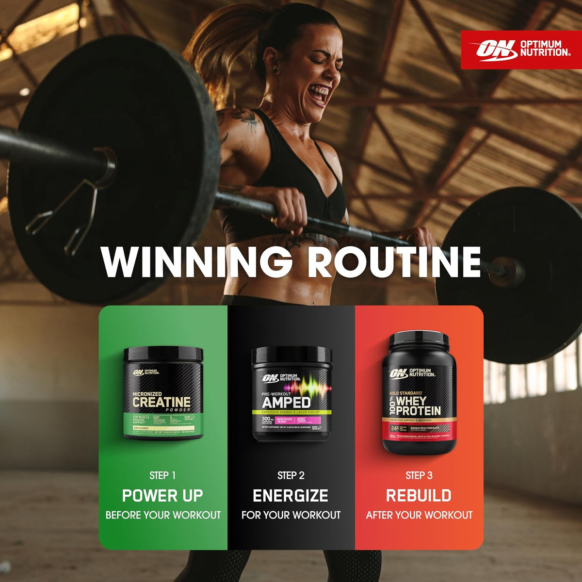 Optimum Nutrition pre-workout for endurance