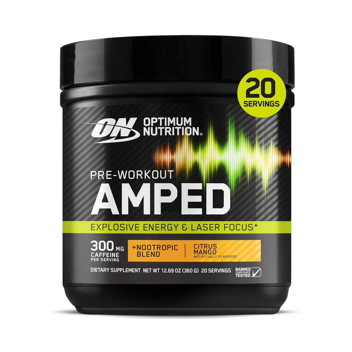 Optimum Nutrition pre-workout powder