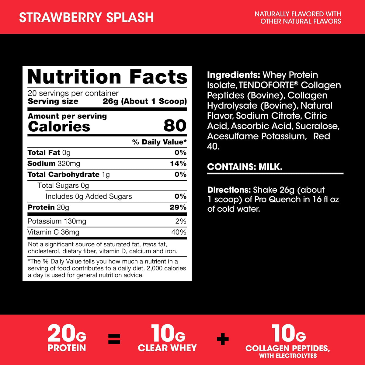 Optimum Nutrition Pro Quench benefits