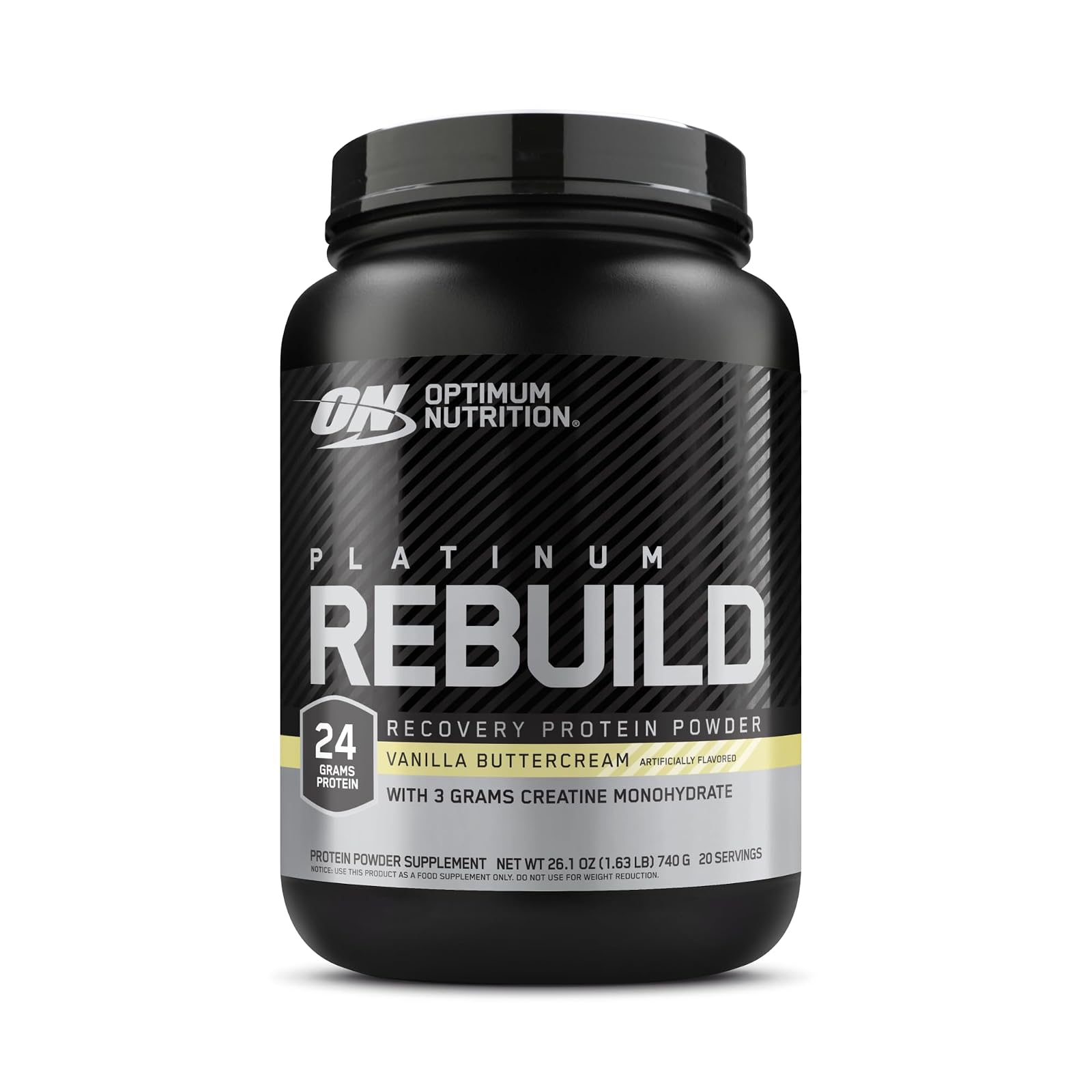 Optimum Nutrition vanilla protein powder