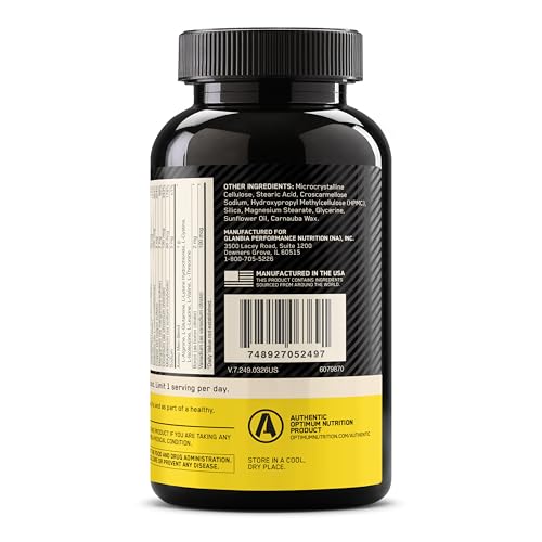 Optimum Nutrition vitamins for daily energy