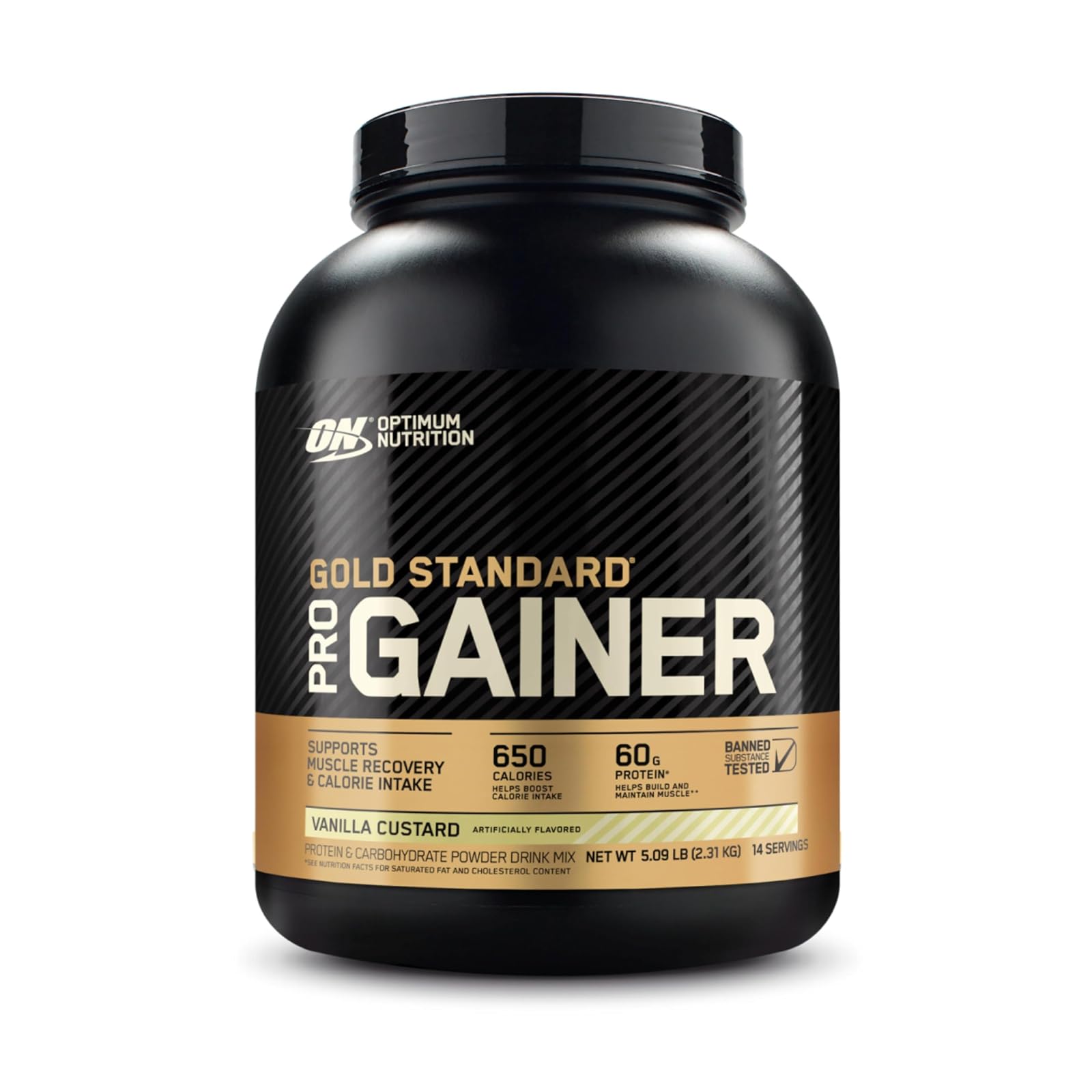 Optimum Nutrition weight gainers vanilla custard