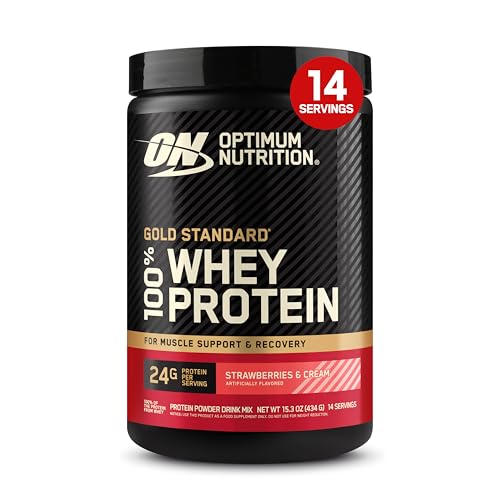 Optimum Nutrition whey protein powder