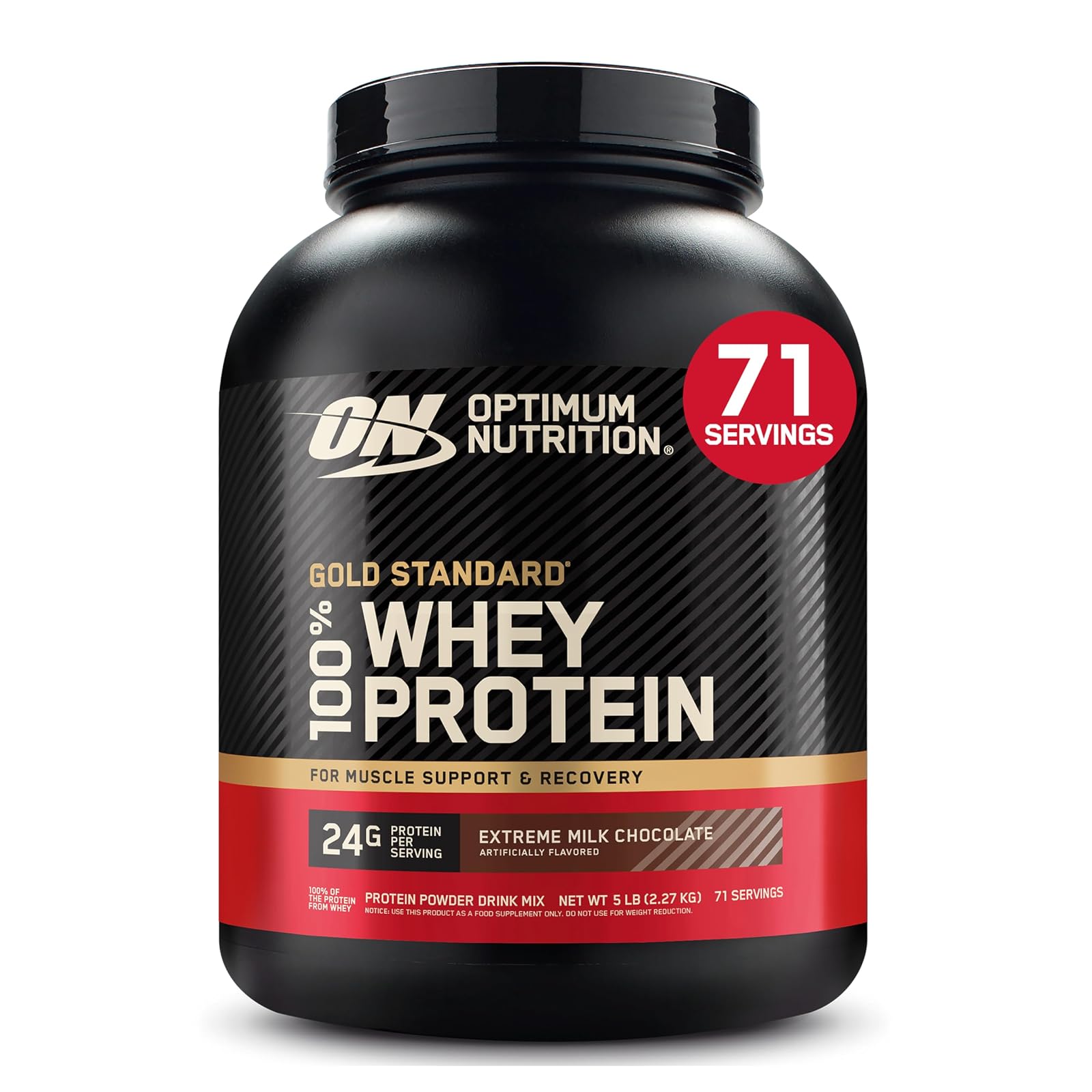 Optimum Nutrition whey protein powder