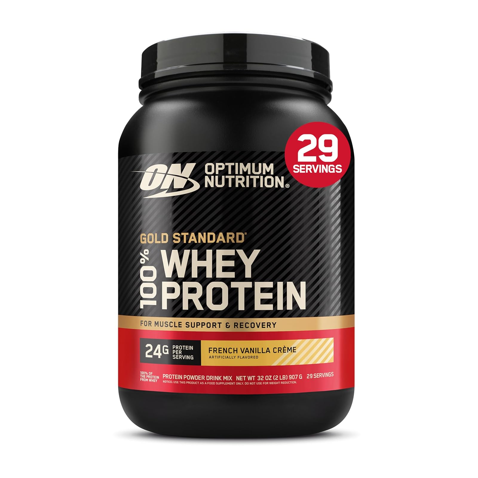 Optimum Nutrition whey protein powder