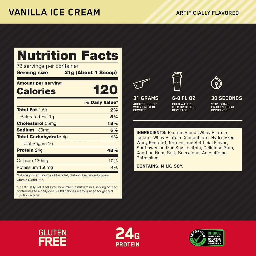 optimum nutrition whey protein