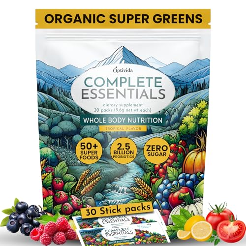 OPTIVIDA super greens powder for energy