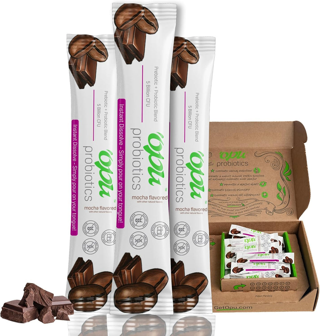 Opu probiotics mocha instant-dissolve
