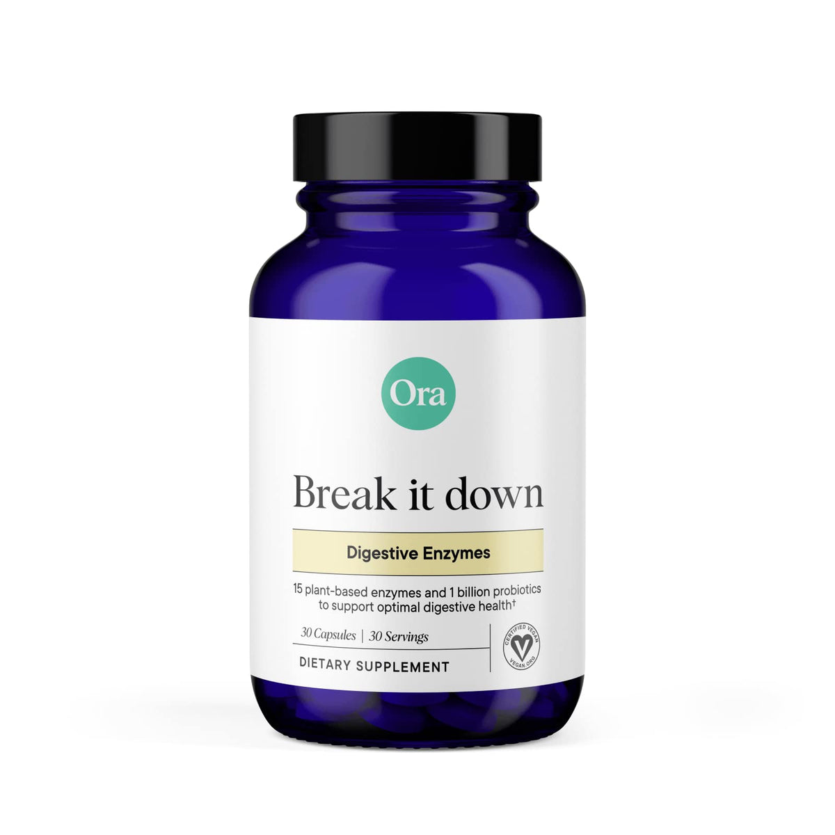 Ora Organic digestive enzymes capsules