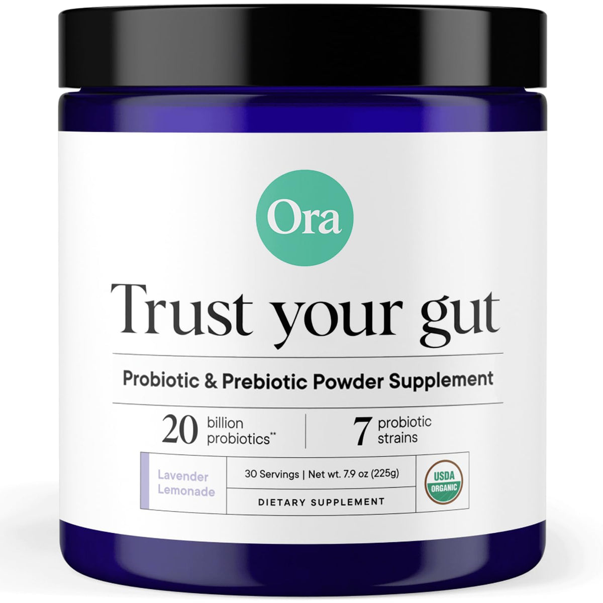 Ora Organic probiotic powder for digestion