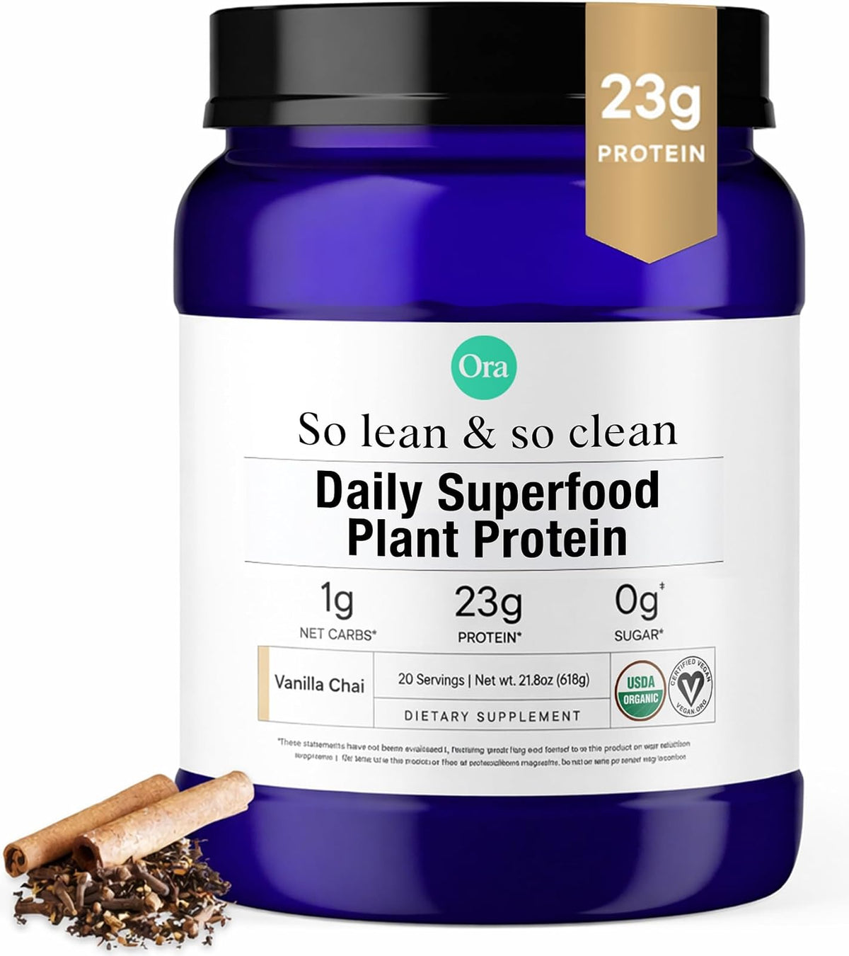 Ora Organic vegan protein powder