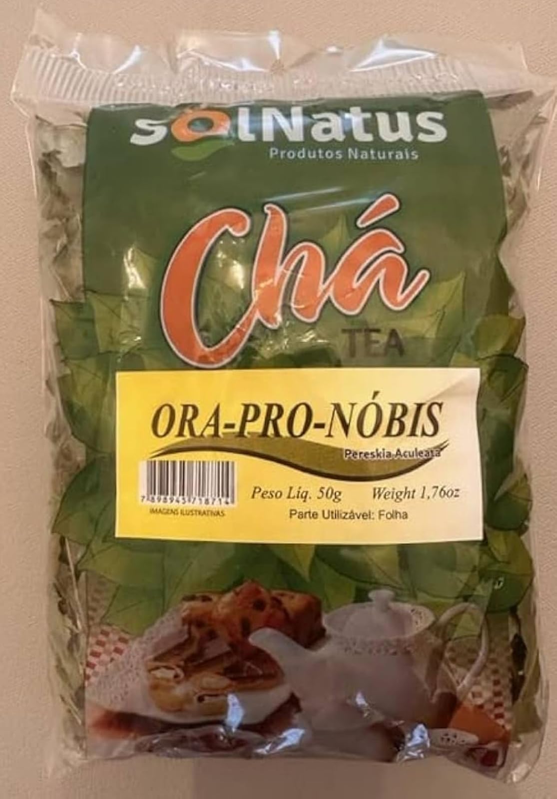 Ora-Pro-Nobis herbal tea bags