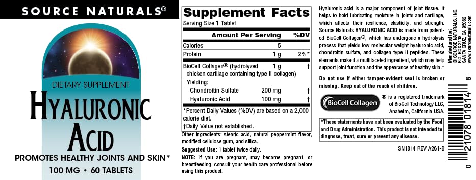 Oral hyaluronic acid for beauty