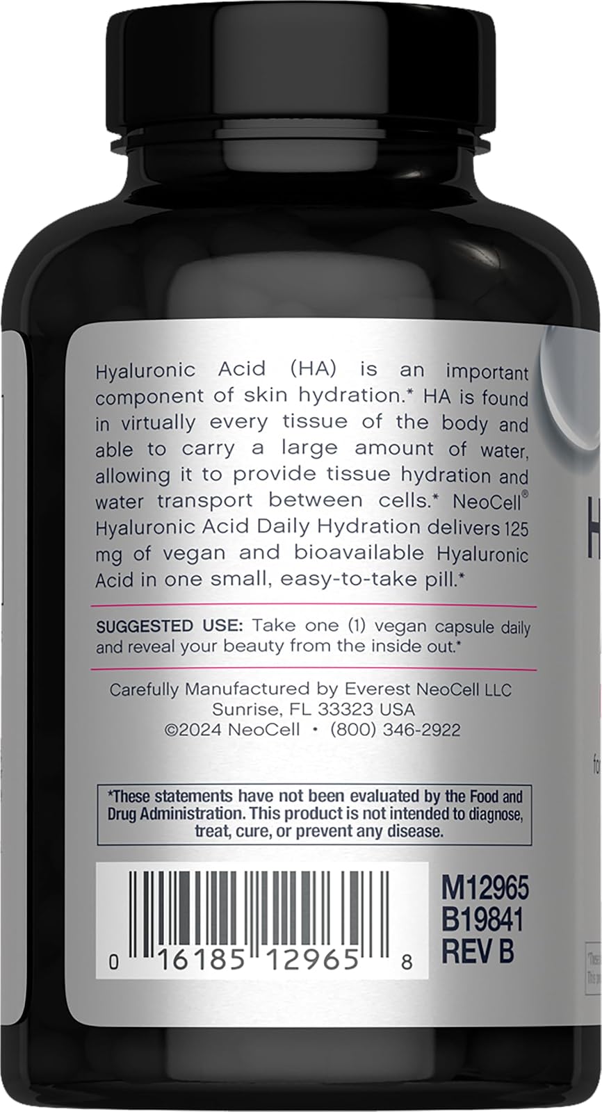 Oral hyaluronic acid for joint support