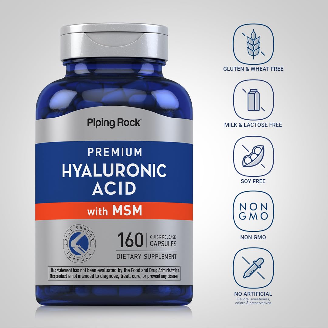 Oral hyaluronic acid for skin