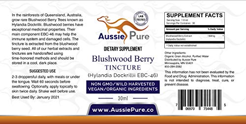 oral topical use blushwood berry tincture