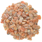 orange calcite tumbled stones for healing