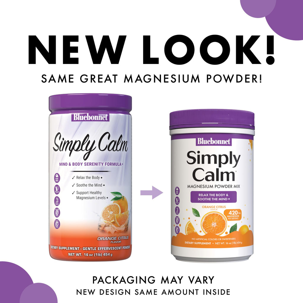 Orange citrus flavour magnesium powder