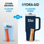 Orange cream electrolyte powder packets