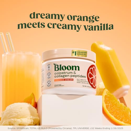 orange cream flavour colostrum powder