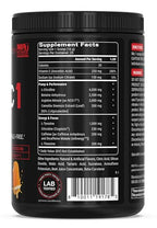 Orange cream flavour energy boost