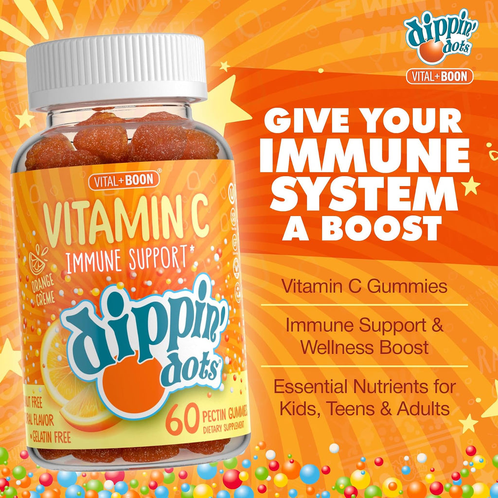 Orange creme vitamin C supplement