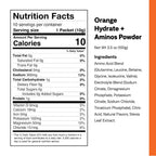 orange electrolyte drink mix packets