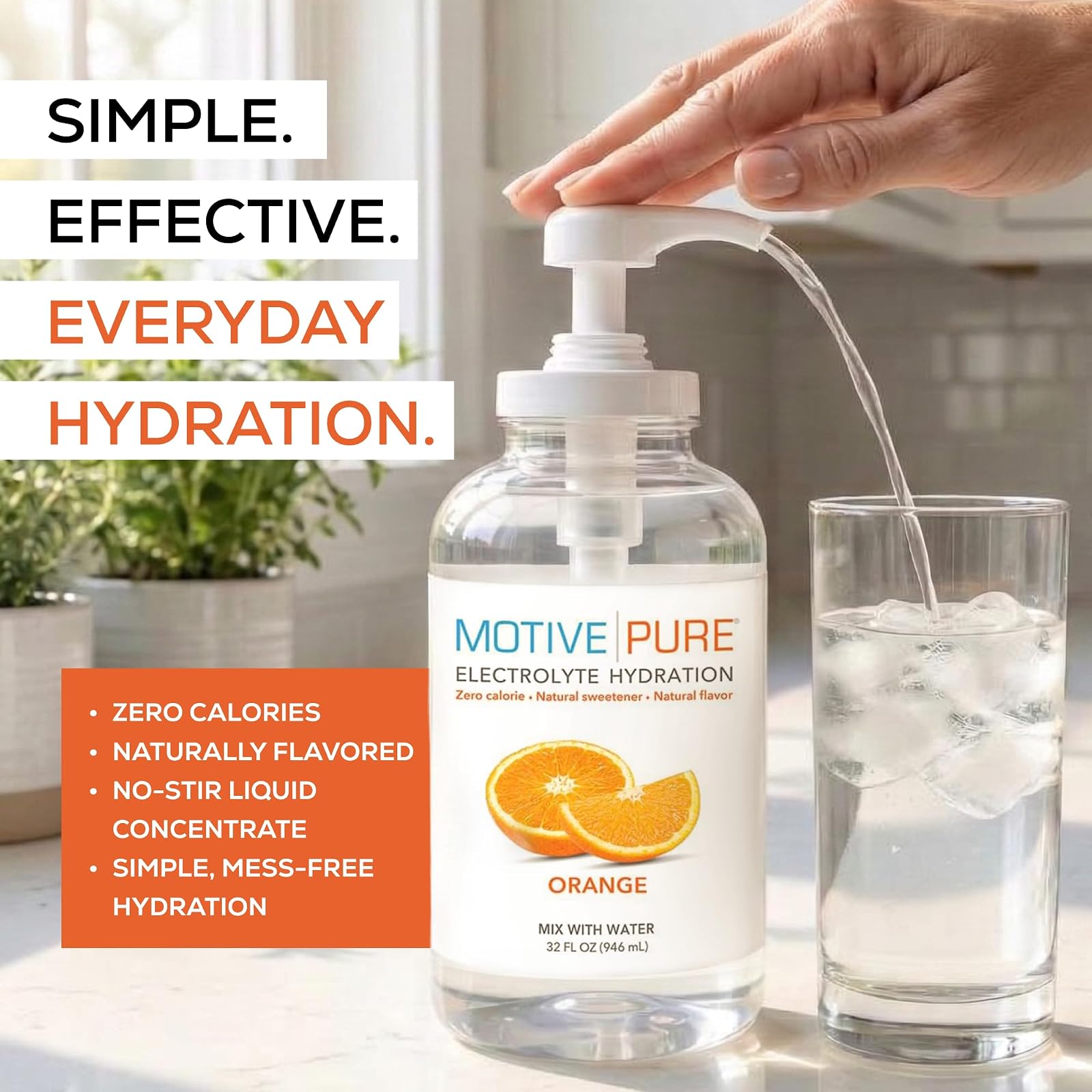 orange electrolyte powder for energy boost