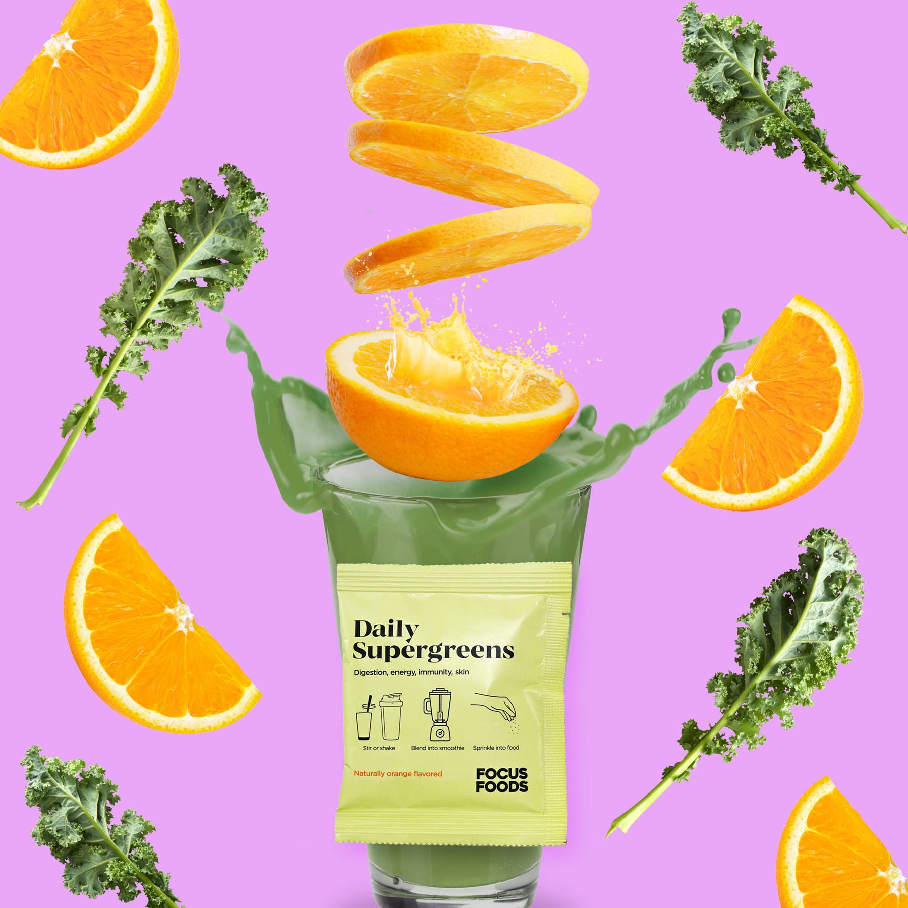 orange flavor chlorella antioxidant drink
