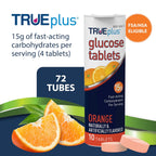 orange flavor glucose tablets