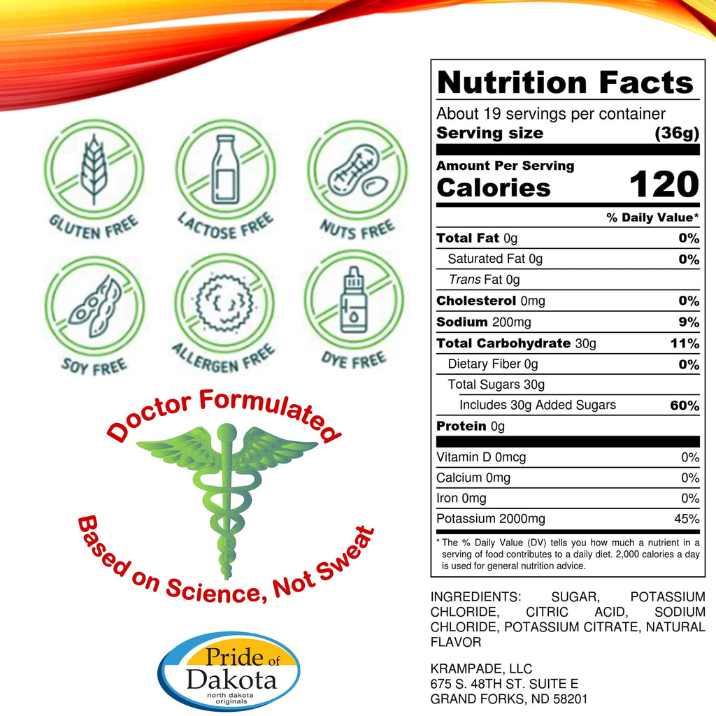 orange flavor potassium supplement benefits