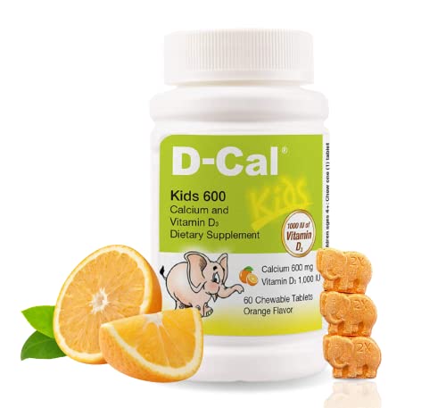 orange flavored calcium tablets for kids
