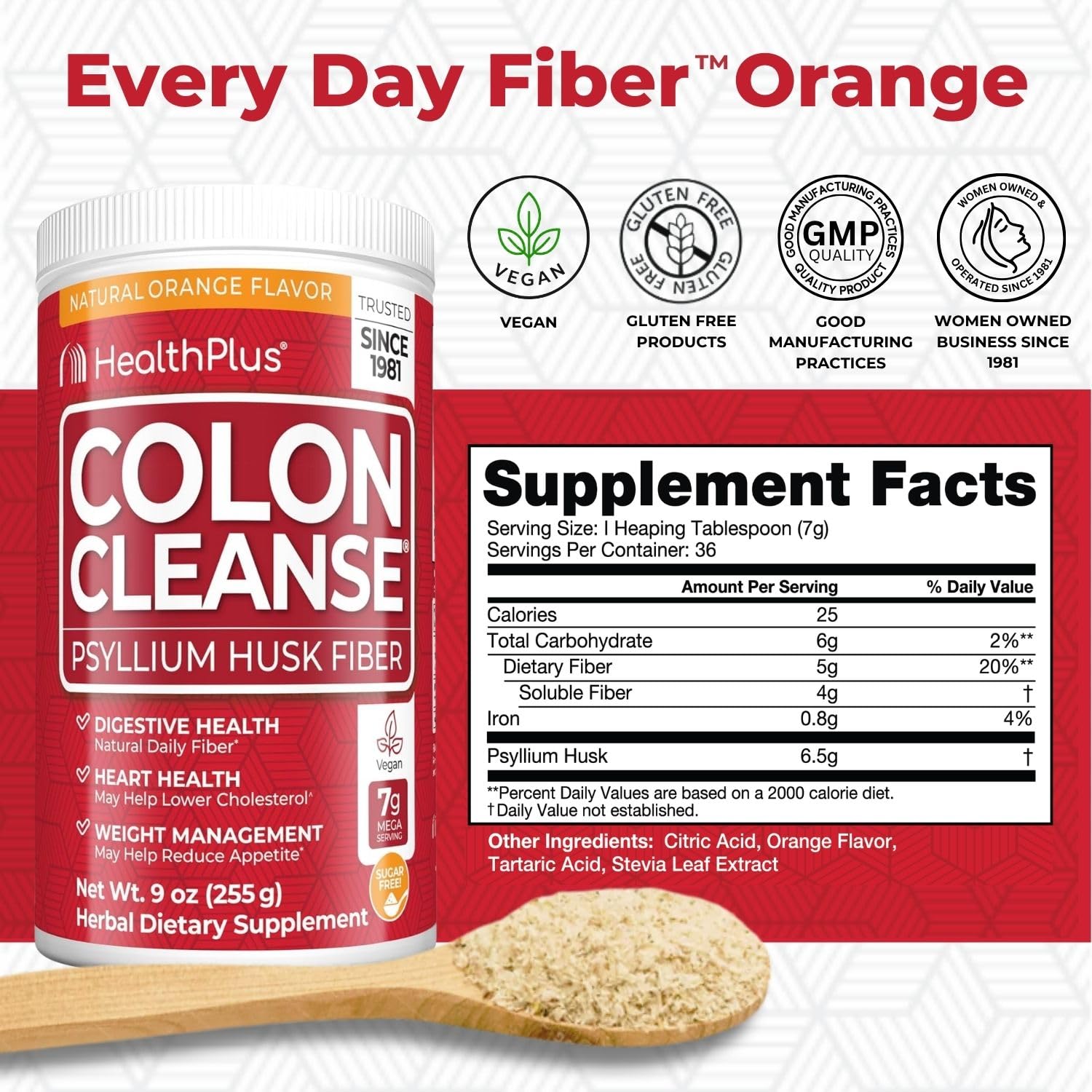 orange flavored fiber supplement