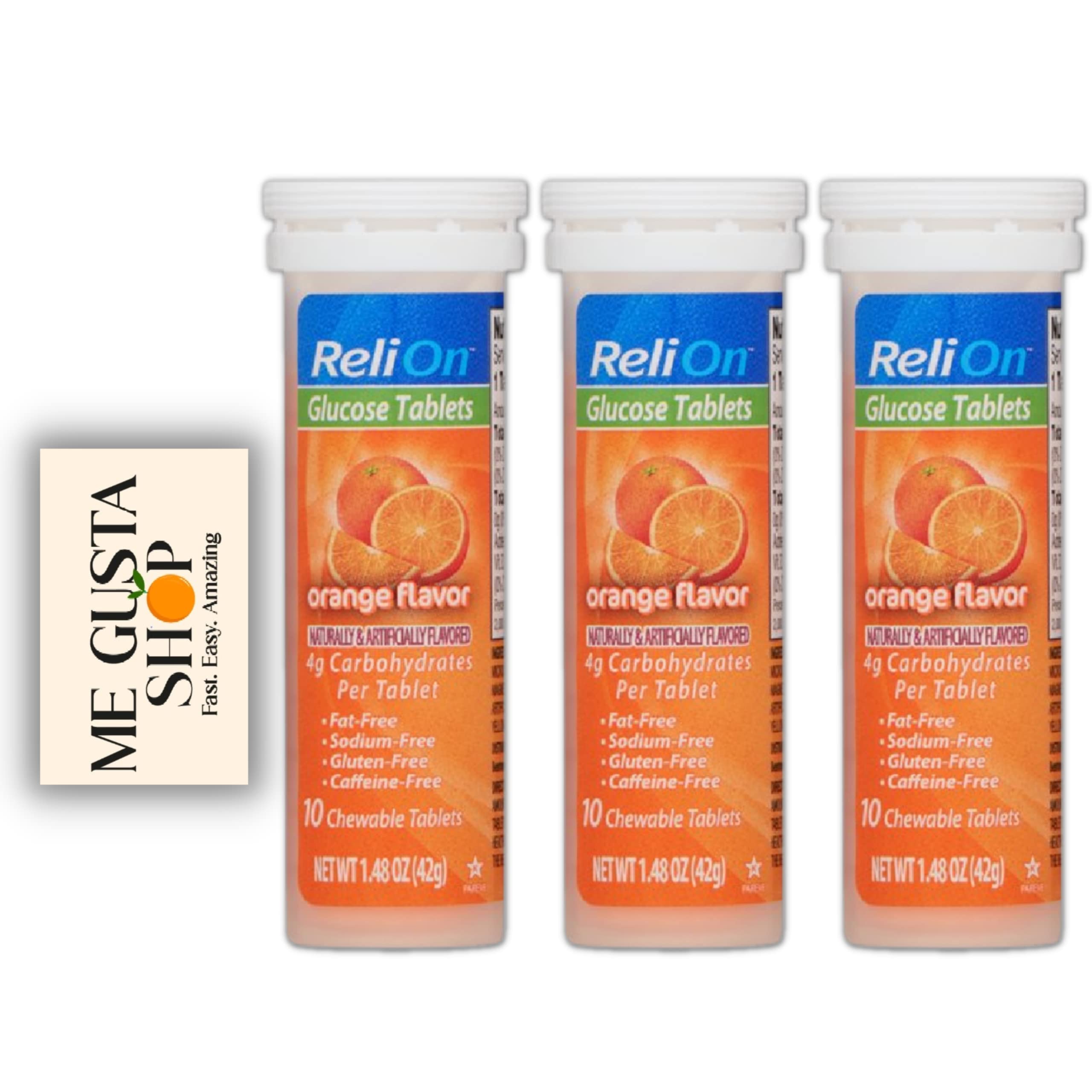 Orange flavored vitamin supplements pack