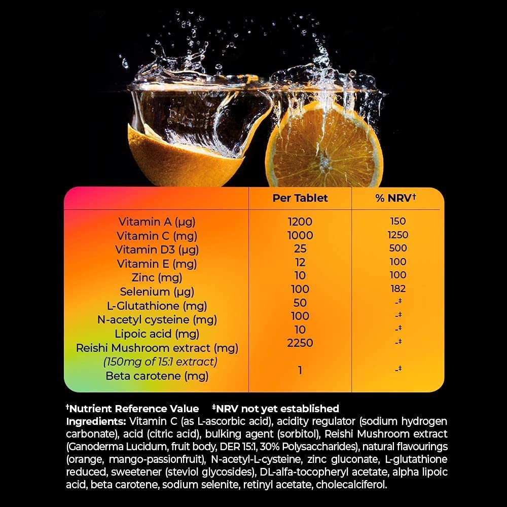 orange flavour blended supplements