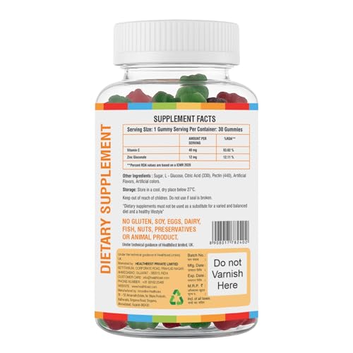 Orange flavour blended vitamin supplements