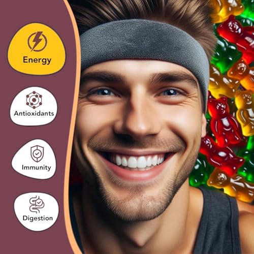 Orange flavour brain health gummies
