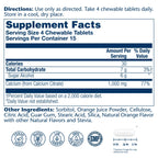 orange flavour calcium supplement