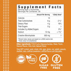 orange flavour creatine gummies for workouts