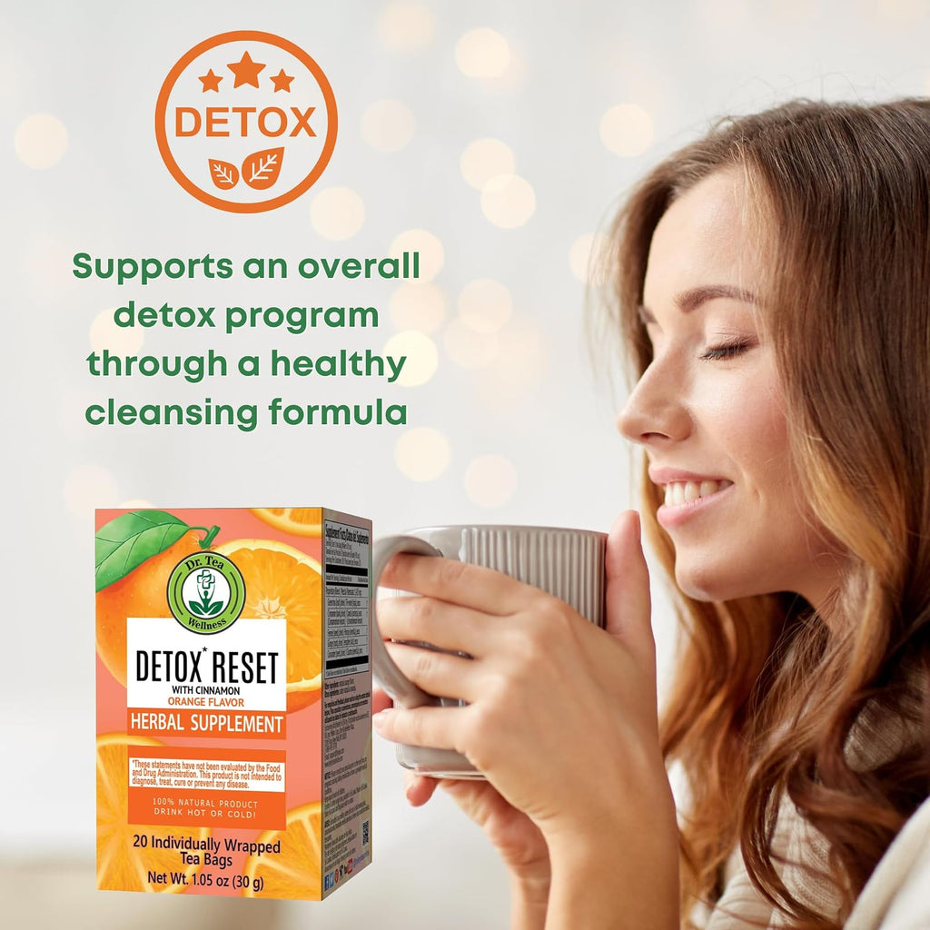 orange flavour detox tea blend