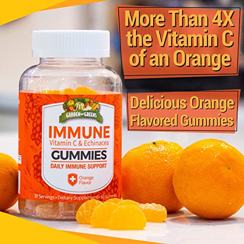 orange flavour echinacea gummies for wellness