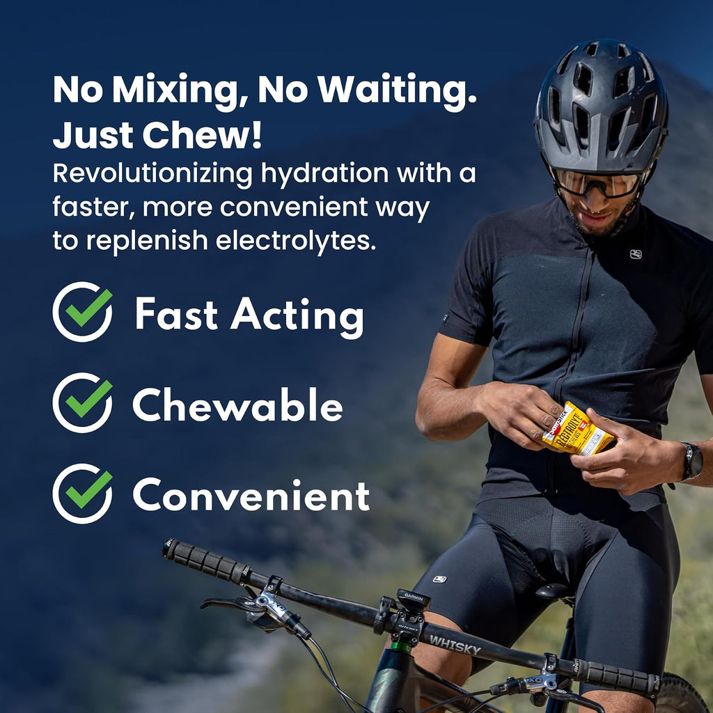 Orange flavour electrolyte fastchews